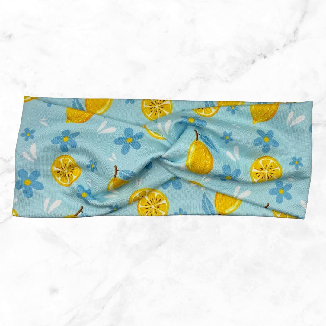 Turban Twist Headband, Lemon Headband, Women's Headband, Gift for Nurse ...