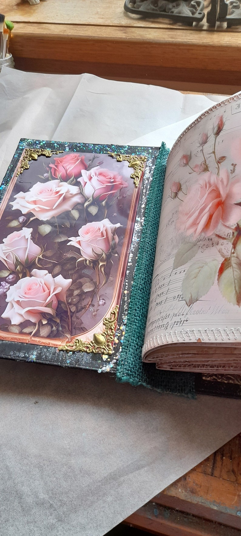 Handmade Beautiful ROSES Journal - Etsy Australia