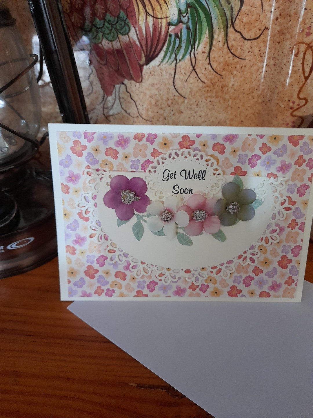Handmade Get Well Soon Card With an Envelope - Etsy Australia