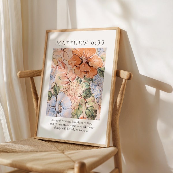 Matthew 6 33 - Etsy