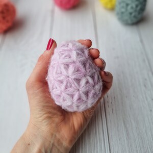Easter Egg Ornament Crochet Pattern, Crochet Easter Egg Pattern, Easter Decor, Jasmine Stitch ...