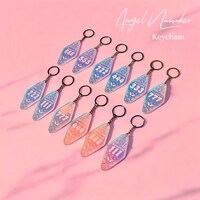 333 Angel Number Keychain | Motel Style Keychains, Manifestation, Angel ...