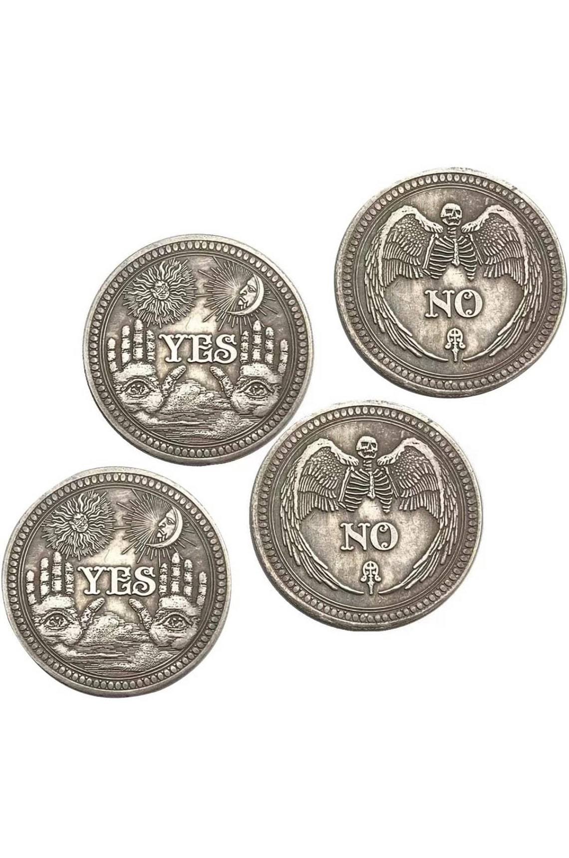 Decision Coin decision Making Coin Yes or No Coin - Etsy