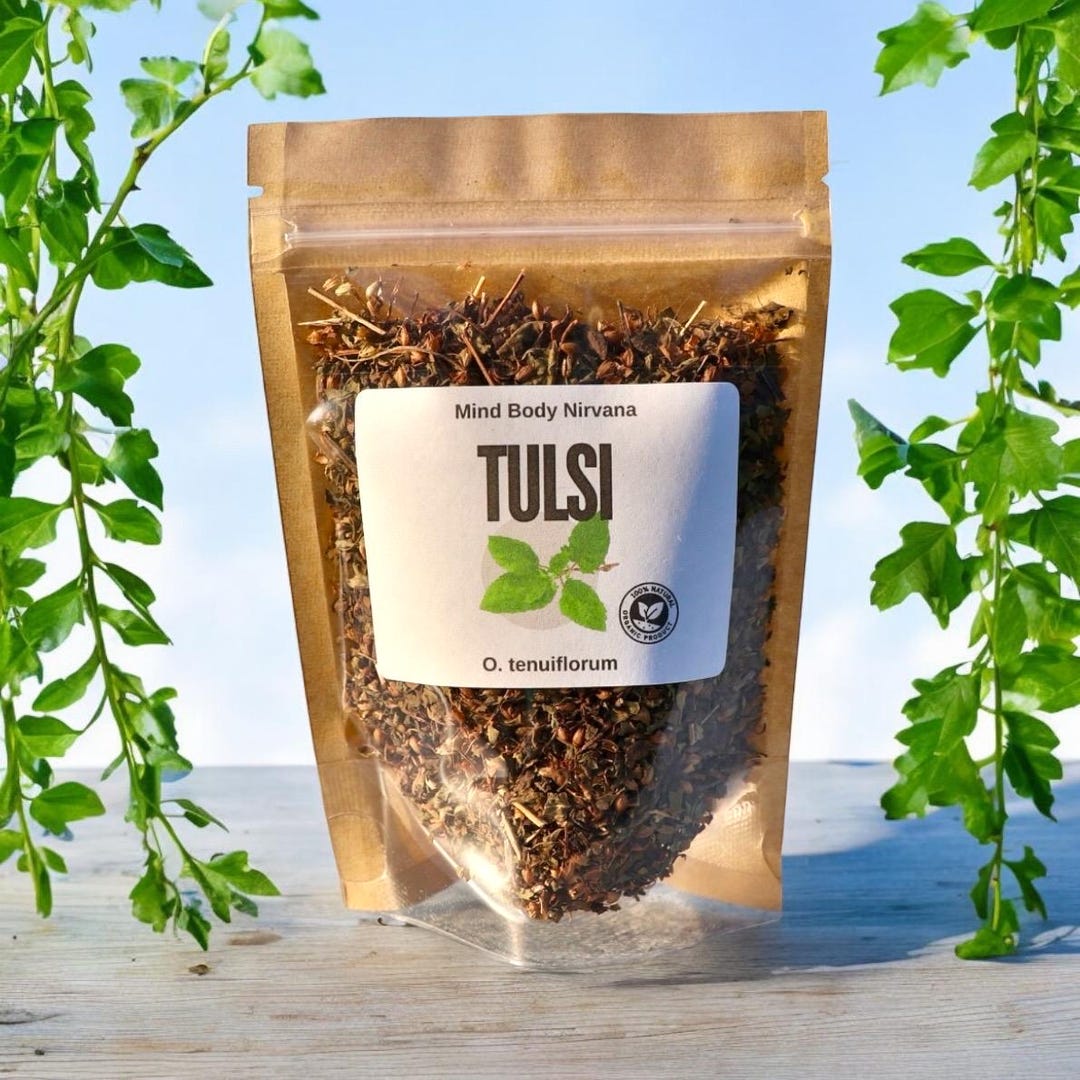 Tulsi • Holy Basil • 100% Natural • Dried Herbs • Herbal Tea • Premium ...