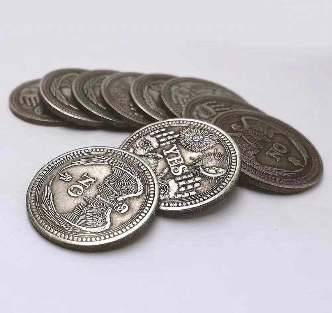 Decision Coin decision Making Coin Yes or No Coin - Etsy