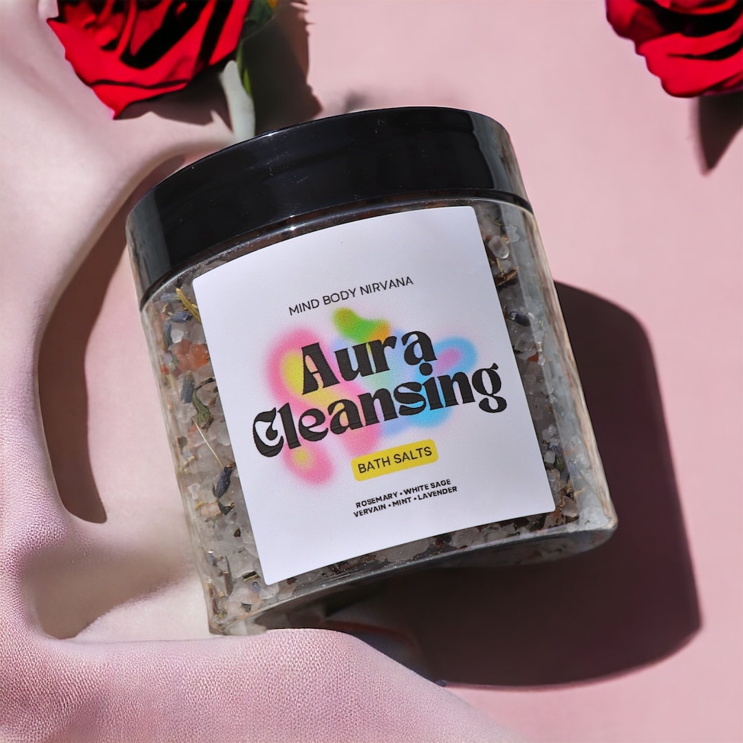 Aura Cleansing Bath Salts • Spiritual Bath • Intentional Bath Salts ...