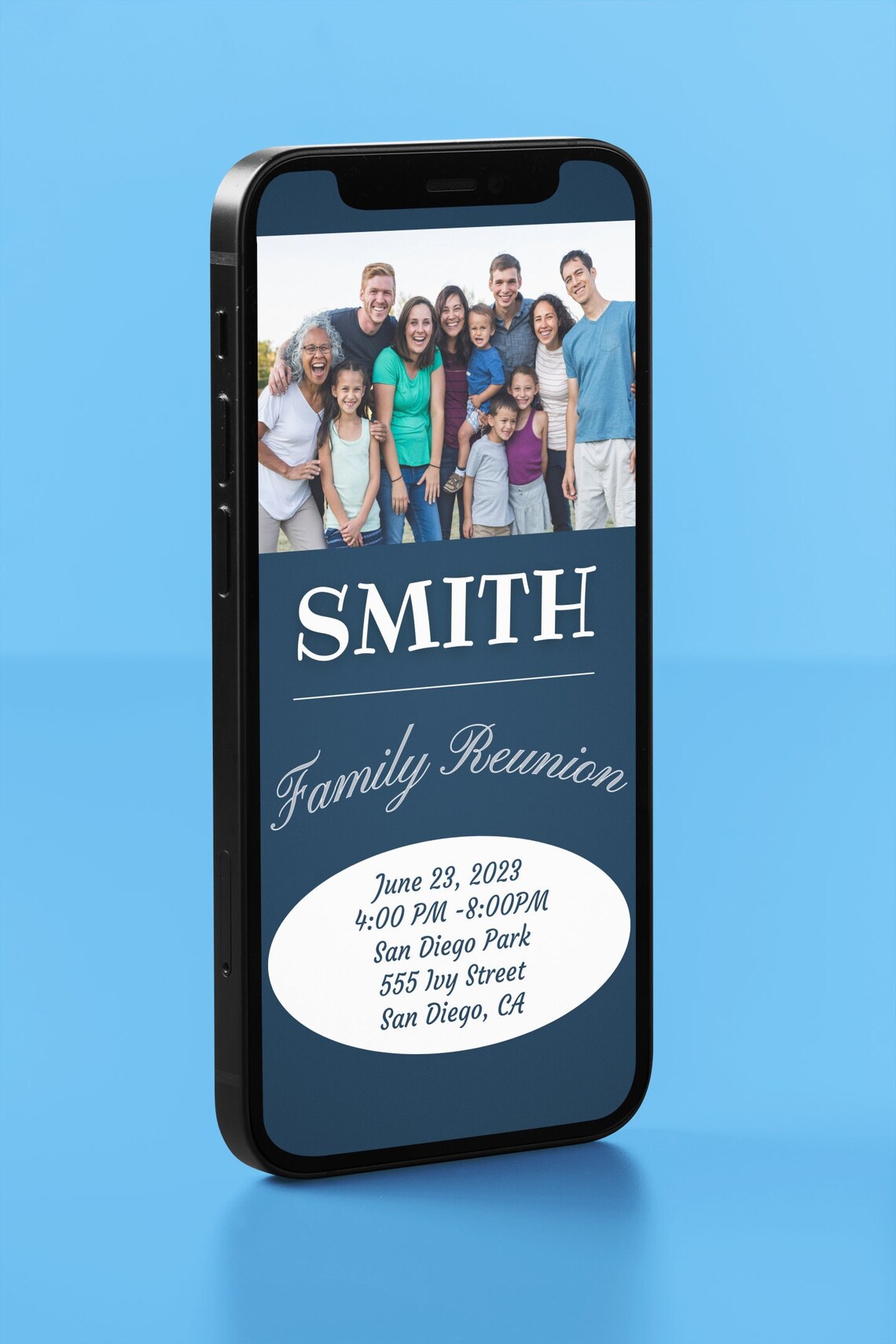 Family Reunion Invitation, Editable Template, Family Reunion, Family ...