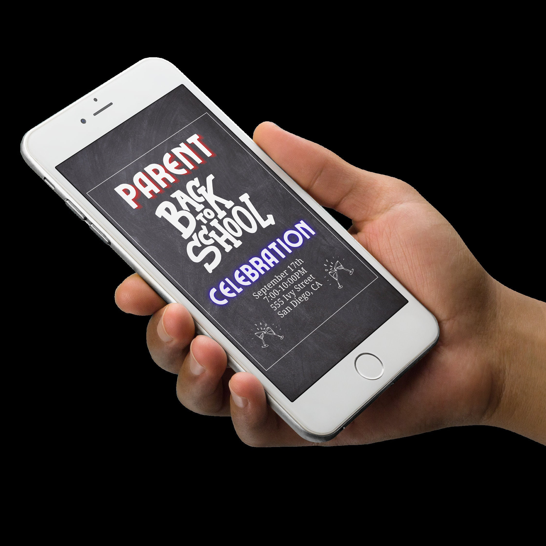 Parent Back to School Party Invitation, Back to School Party for Adults ...