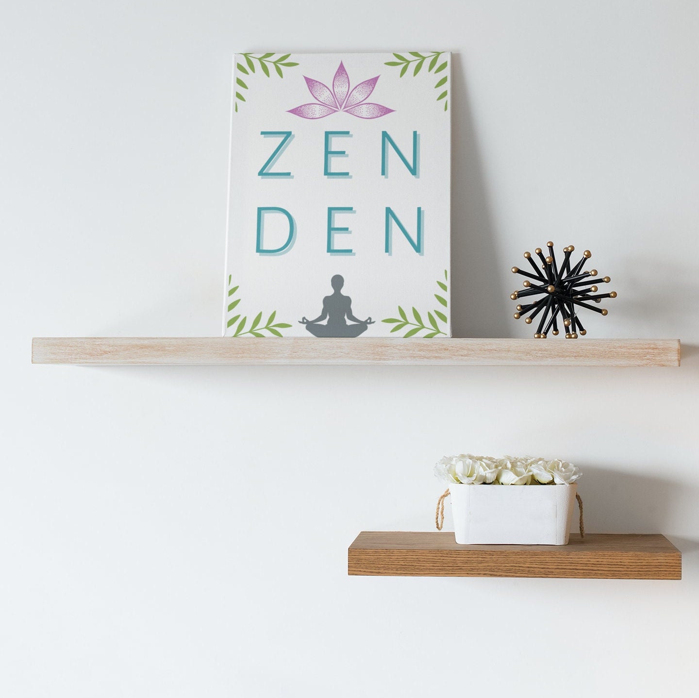Zen Den Wall Art, Instant Download Print at Home Decor, Yoga Interior ...