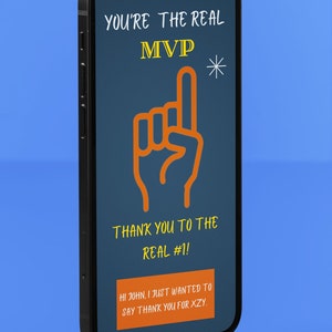 MVP Thank You Card, Editable Template, Digital Card, Digital Greeting ...