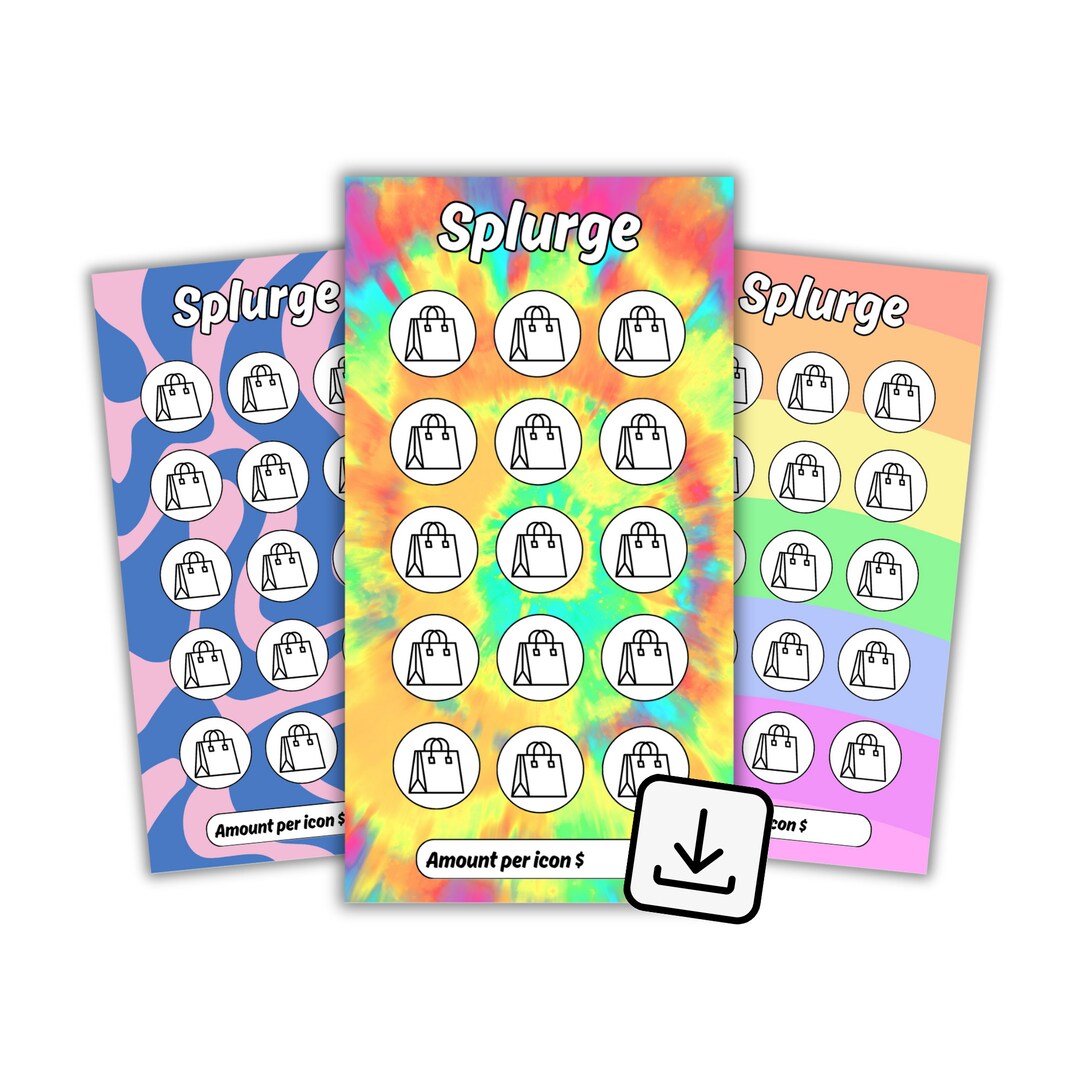 Splurge Savings Challenge | A6 Zipper Pocket | A6 Binder | Sinking ...