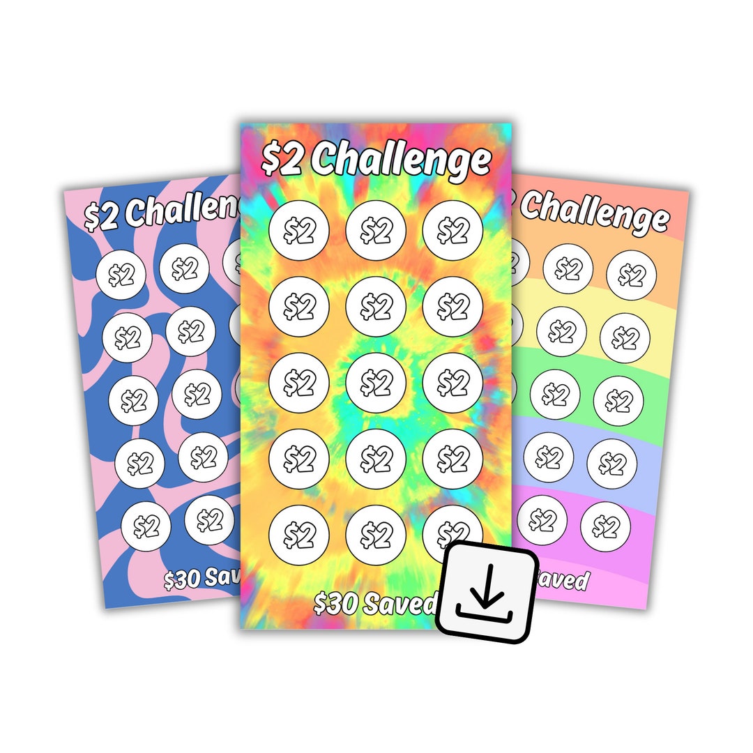 Two Dollar Savings Challenge | A6 Zipper Pocket | A6 Binder | Sinking ...