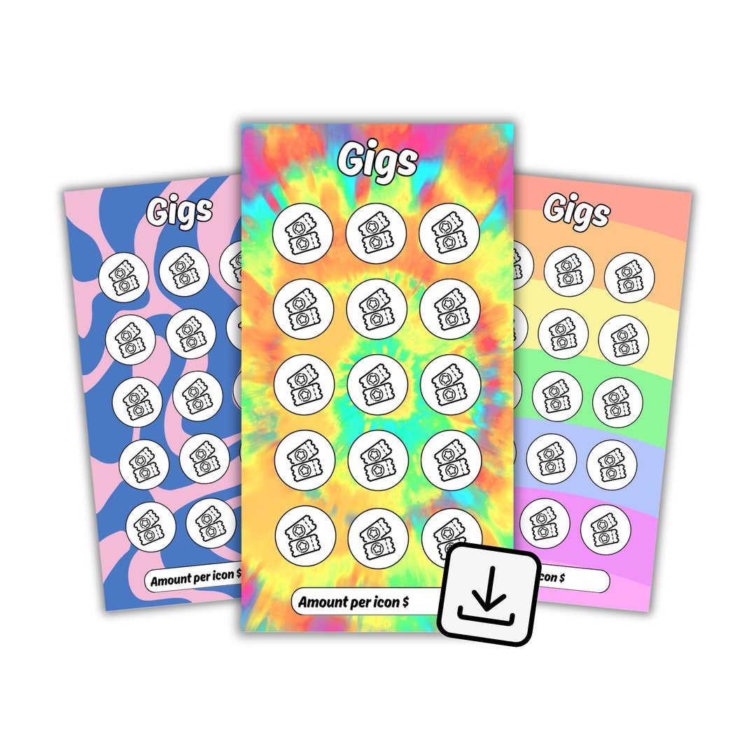 Gigs Savings Challenge | A6 Zipper Pocket | A6 Binder | Sinking Funds ...