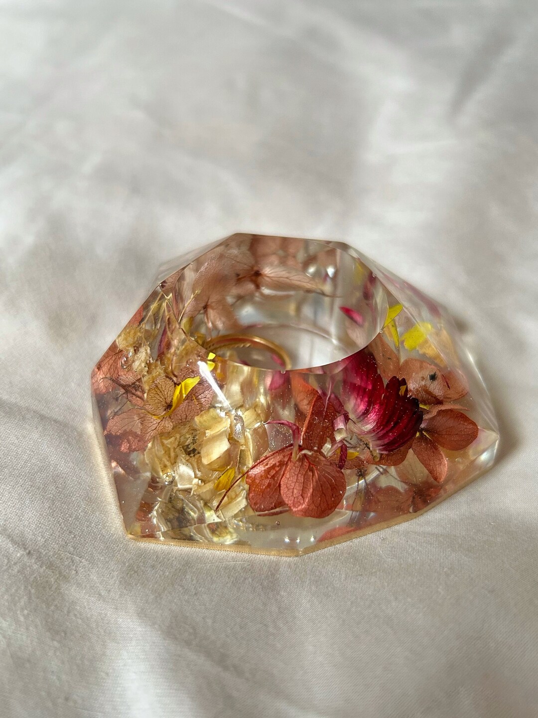 Candlestick Ring Dish Heart Candle Holder Christmas Gift for Her Gift ...