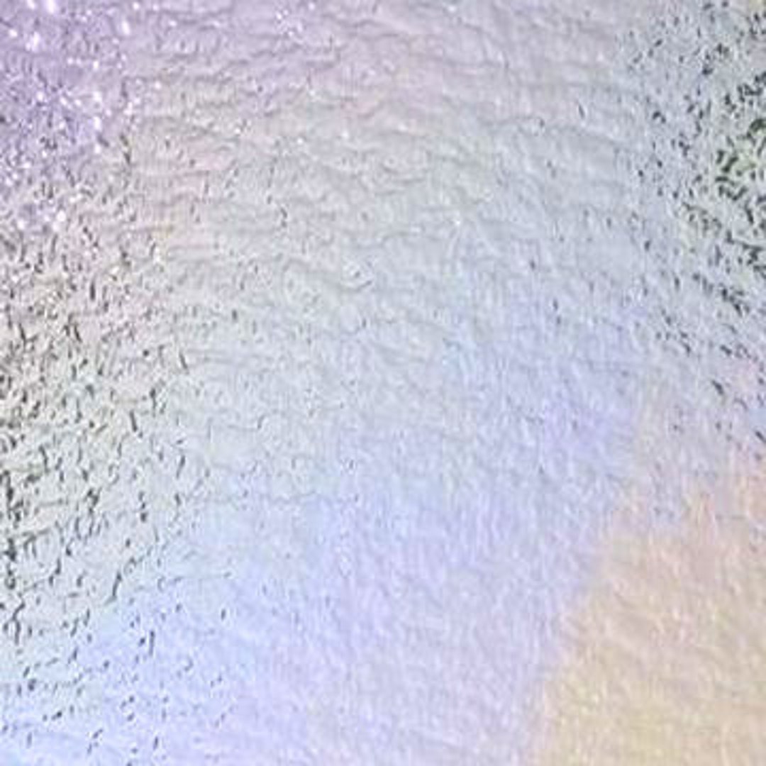 Fusible 96 COE Stained Glass Sheet, Clear Granite Iridized OGT Fusing ...