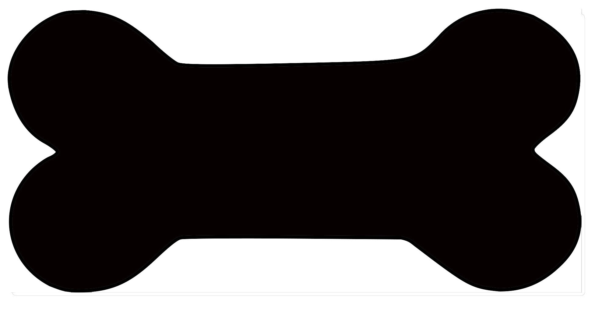 96 Coe Pre Cut Fusible Dog Bone Shape Black or Brown. - Etsy
