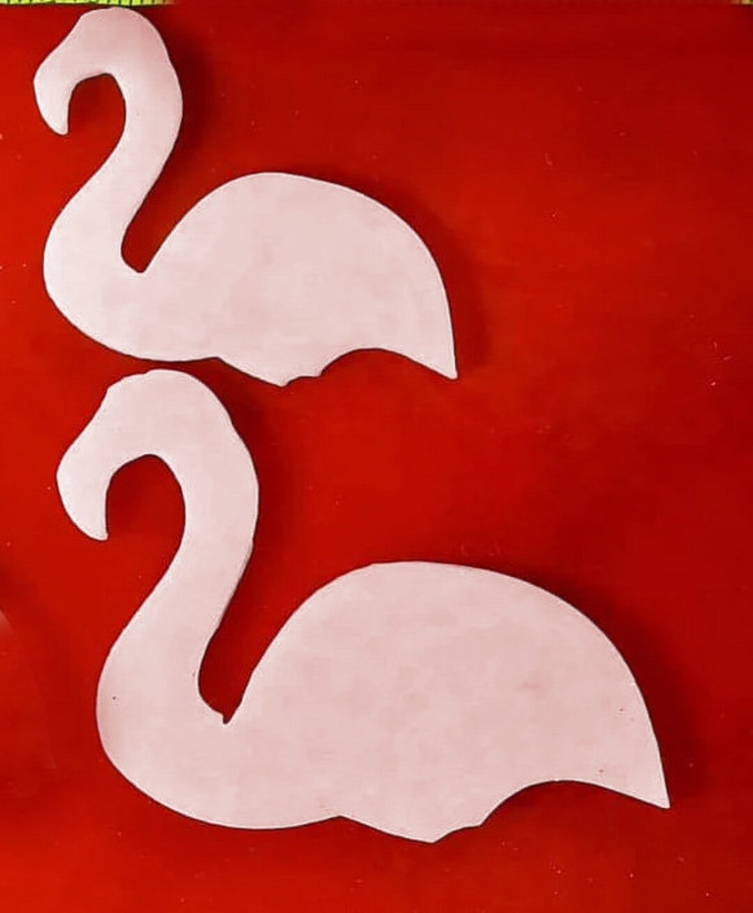 Precut Stained Glass Flamingo: Fusing Supplies, 90 COE or 96 COE - Etsy