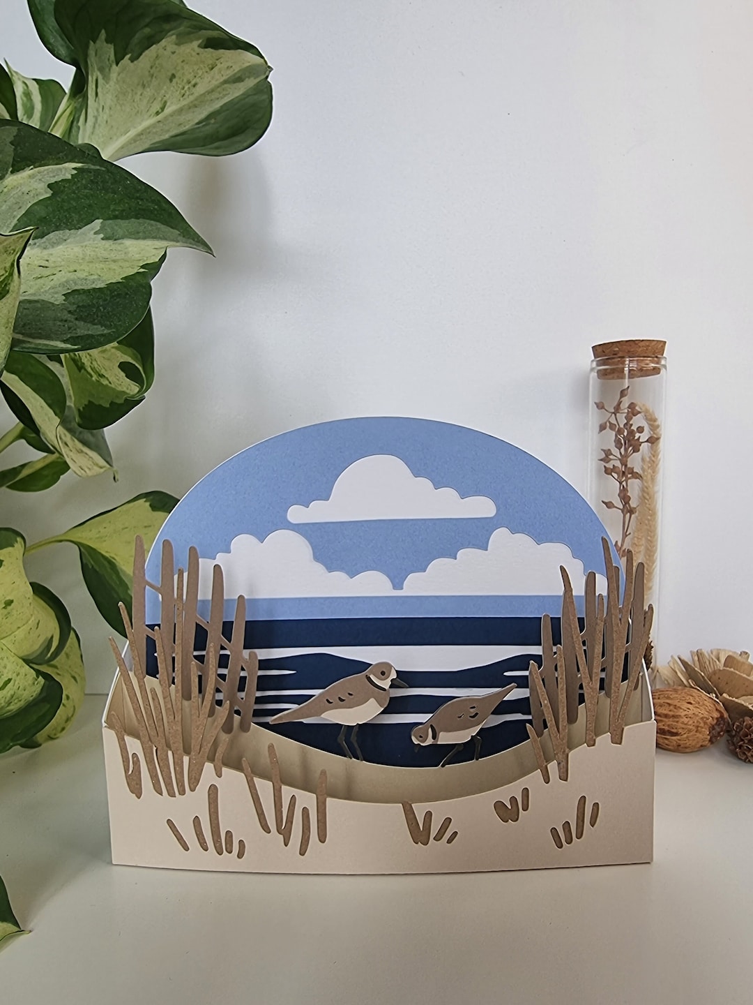 Beach Theme Birthday Card Add Message Coastal/seaside Card - Etsy