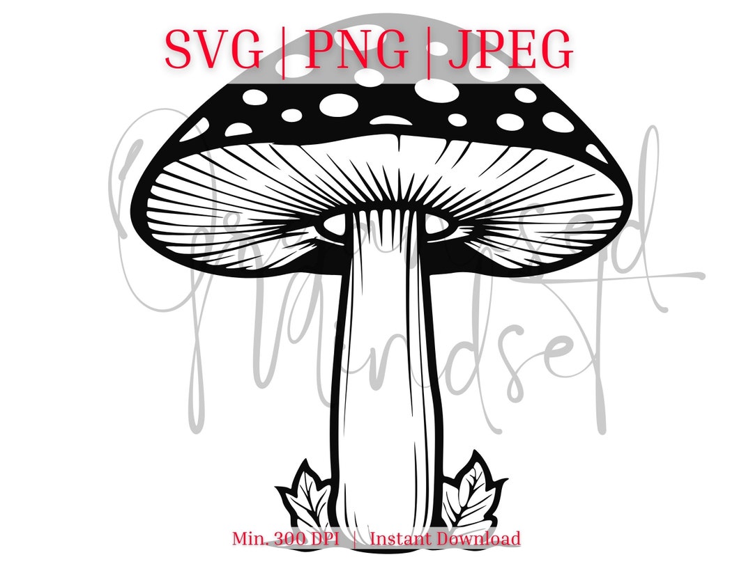 Arte digital SVG de hongos, PNG, Clip Art, Sublimación, Archivos de ...