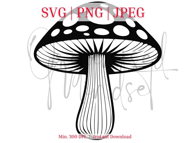 Woodland Toadstool Svg Files for Cricut Trendy Svg for Shirts DIGITAL ...