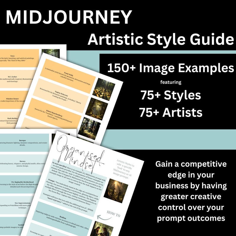 Midjourney Prompts Generator - Etsy