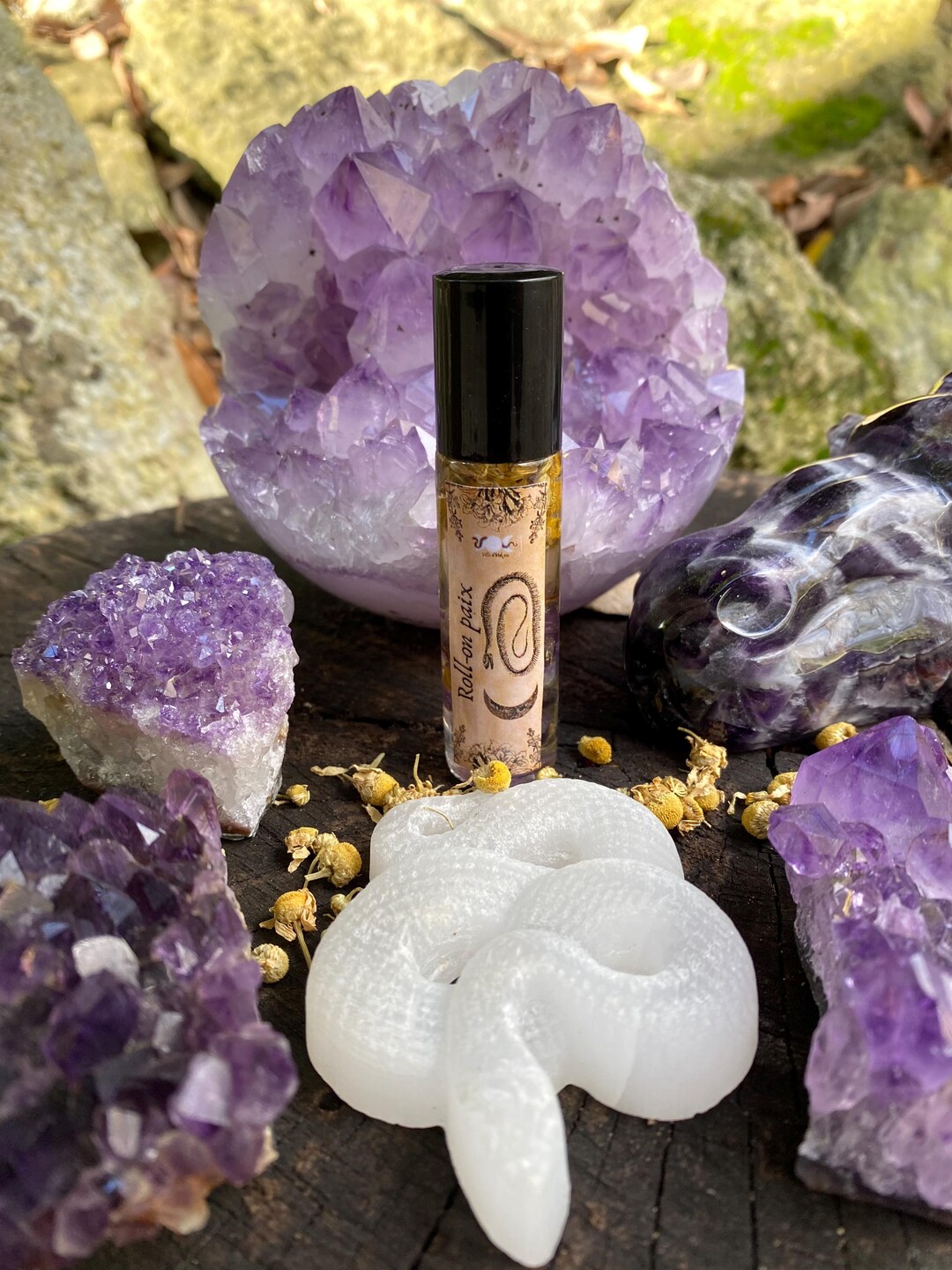 Roll on Peace, Altar Oil, Lithotherapy, Inner Peace, Well-being, Sleep ...