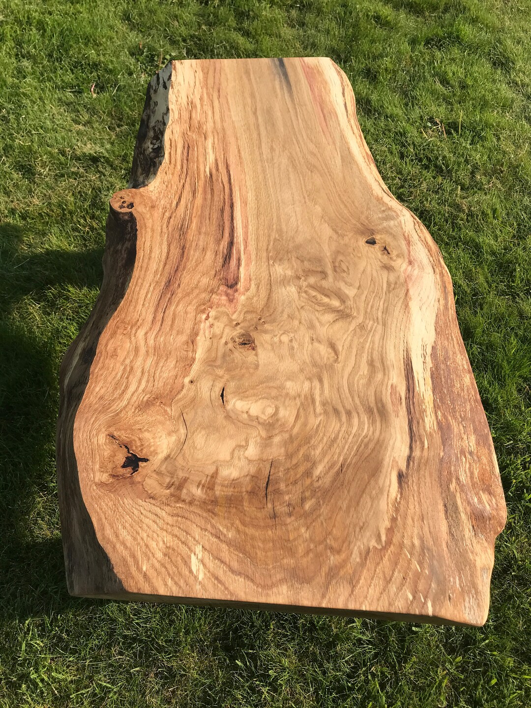 Live Edge Oak Coffee Table - Etsy UK