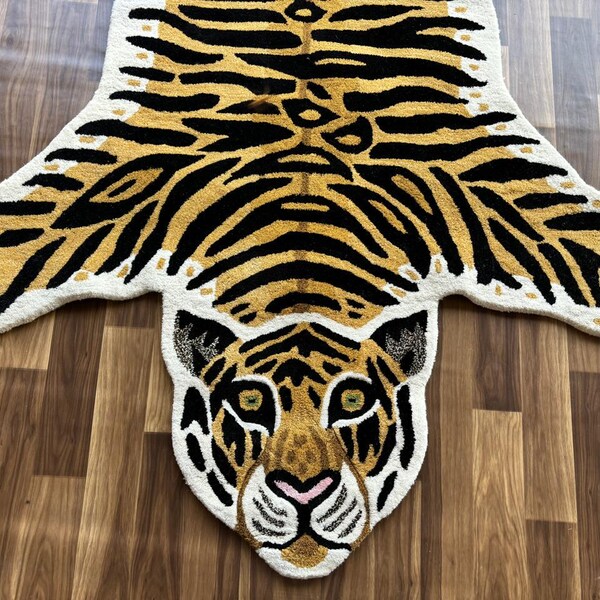 Tiger Rug - Etsy