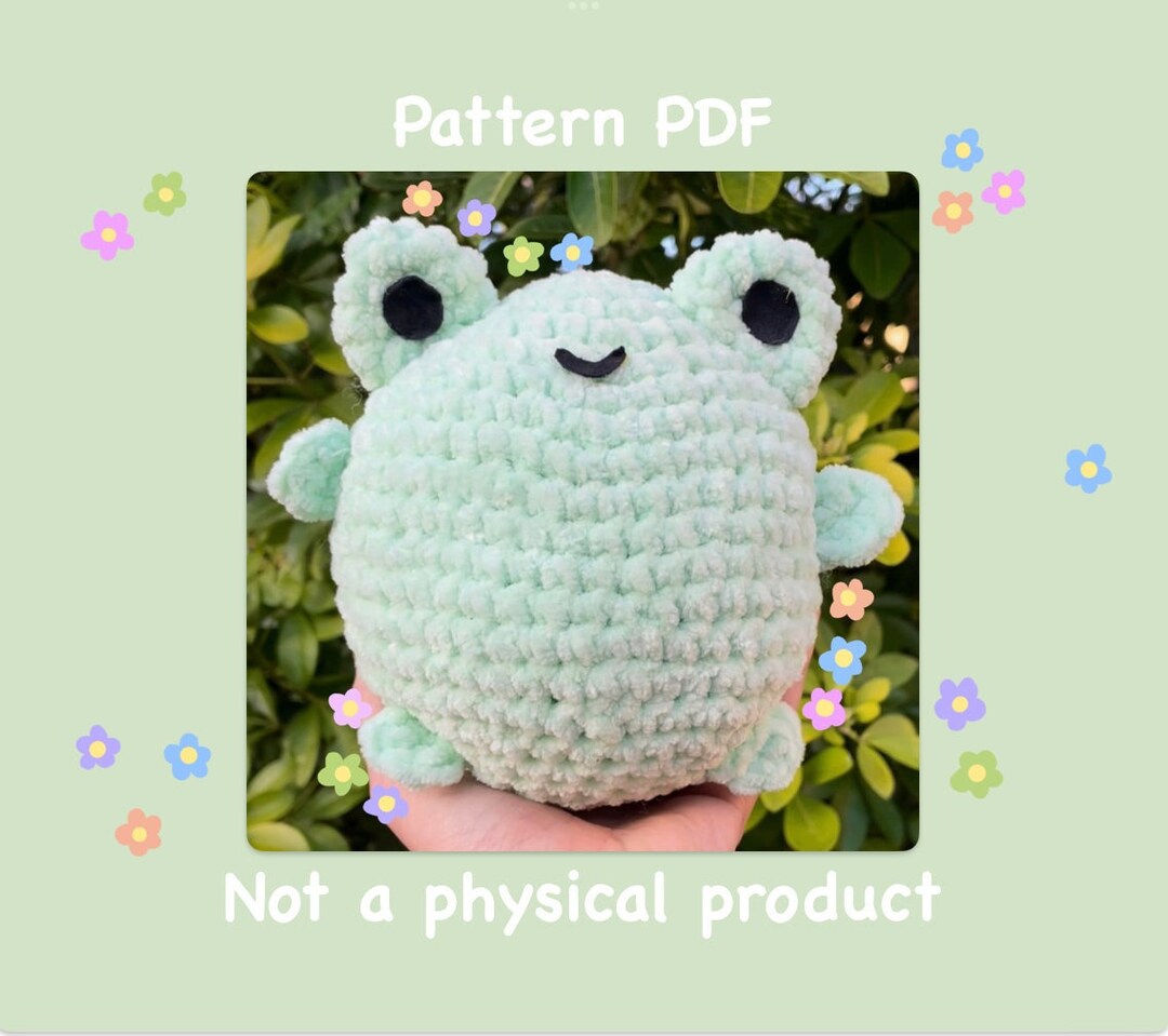 Crochet Jumbo Frog PATTERN - Etsy