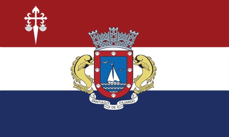 Bandera Del Municipio De Fajardo,puerto Rico Con Canton (house Flag) - Etsy
