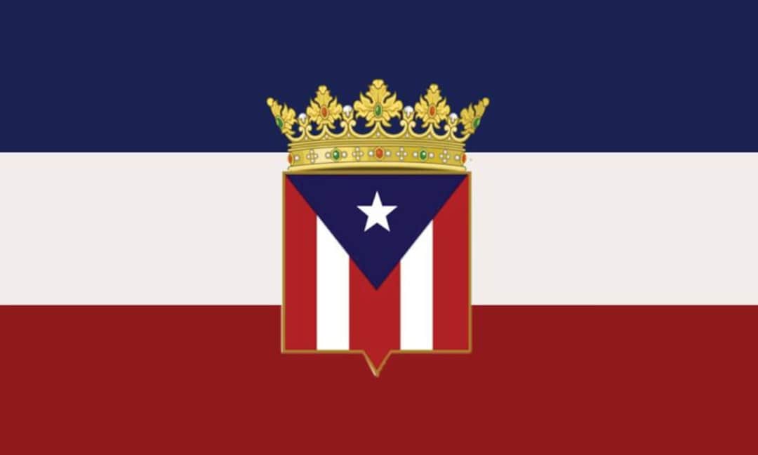Bandera Del Partido Monarquista De Puerto Rico - Etsy