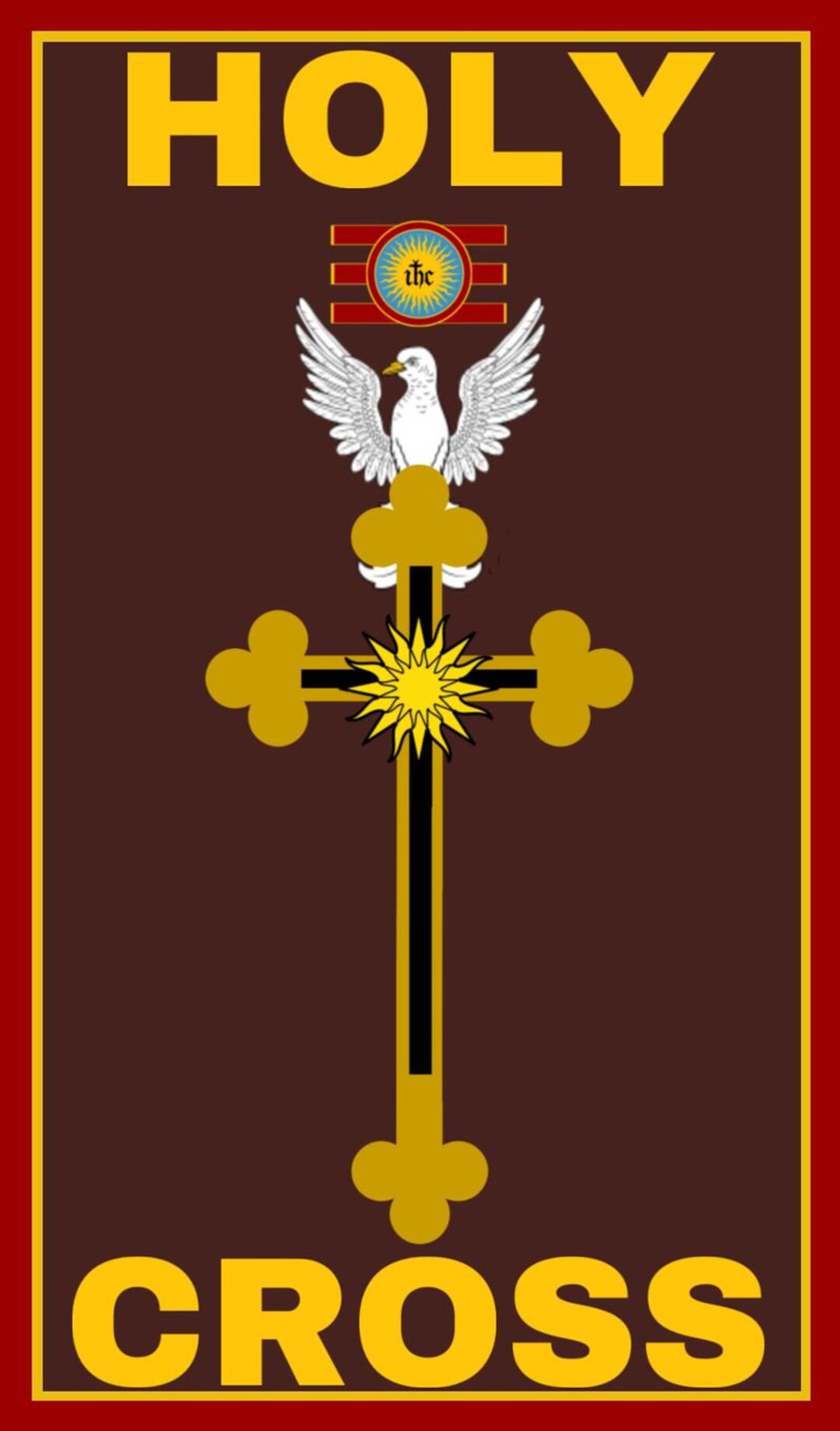 Holy Cross Church Flag ( Vertical Flag-double Sided) - Etsy