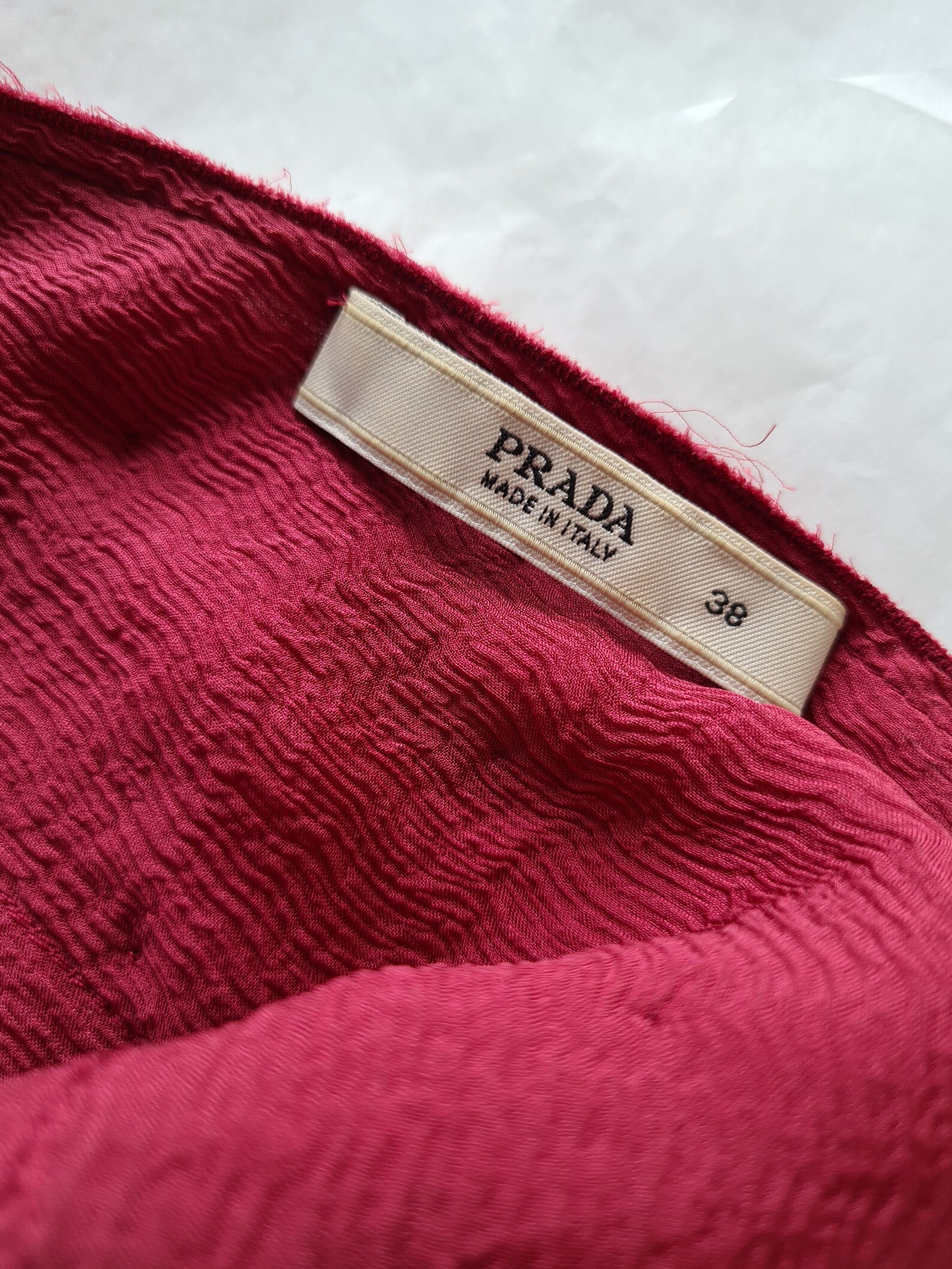 Prada Greek-style Finely Pleated Burgundy Silk Crepe Dress - Etsy