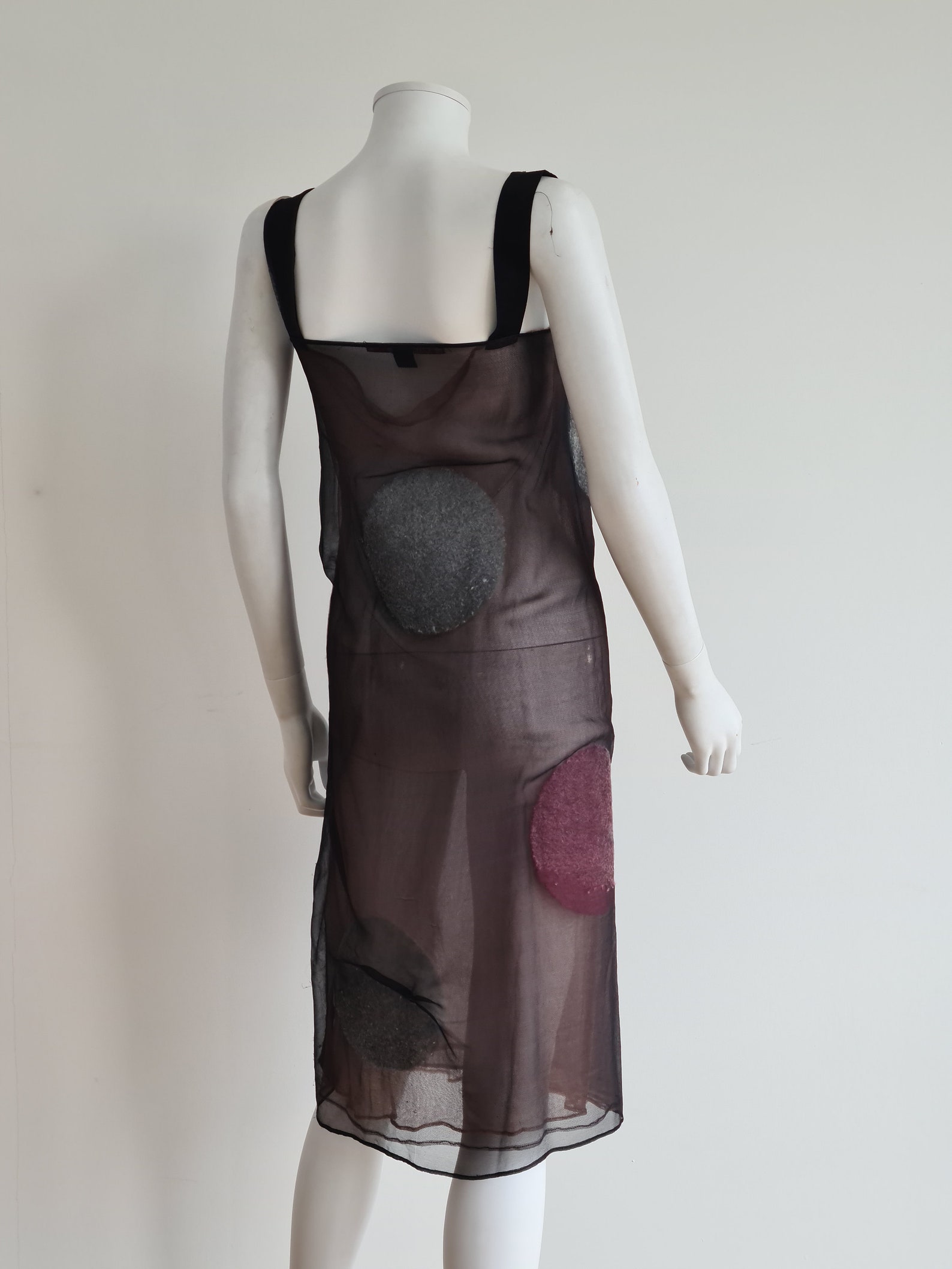 Martine Sitbon S/S 1999 Museum-quality Slip Dress in Triple Layer of ...