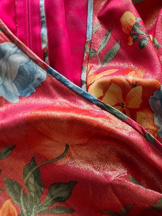 Ungaro 1980s flamboyant draped lamé dress - 80s fashi… - Gem