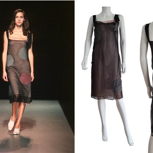 Martine Sitbon S/S 1999 Museum-quality Slip Dress in Triple Layer of ...