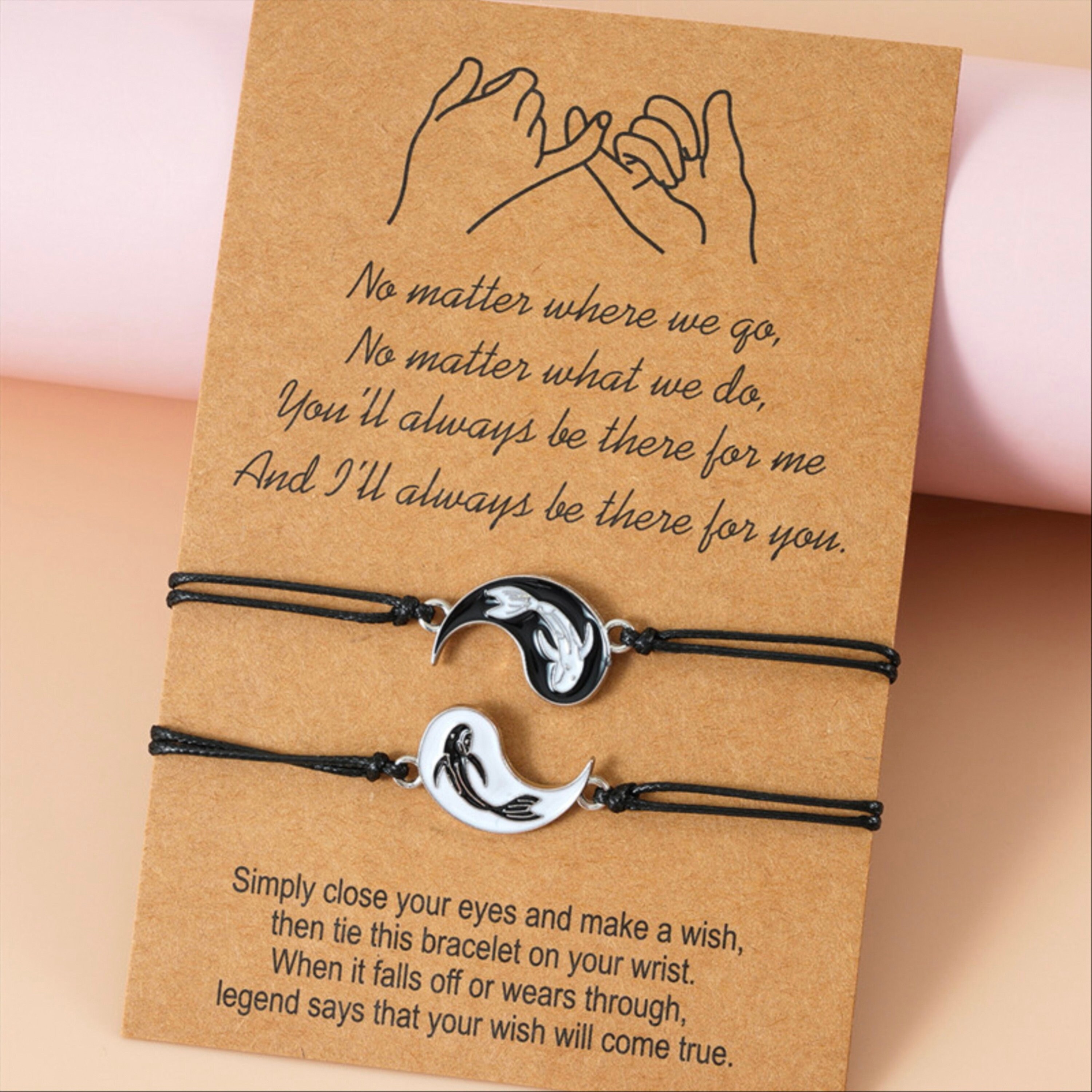 Yin Yang Best Friend Friendshipyin Yang Bracelet Friends - Etsy