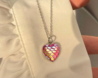 Fish Scale Necklace - Etsy