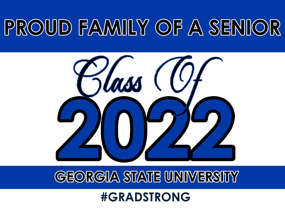 Georgia State University 24x18 College Grad Yard Sign 2026 Grads 14 - Etsy
