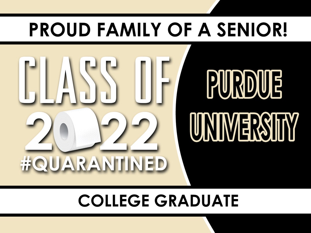 Purdue University 24x18 College Grad Yard Sign 2022 Grads 14 - Etsy