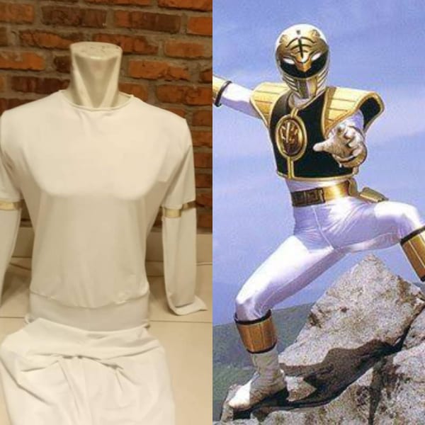 White Ranger Costume - Etsy