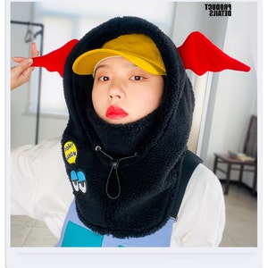 Black Bat Ski /snowbroad Mask Hood Balaclava, Winter Outdoor Hats for ...