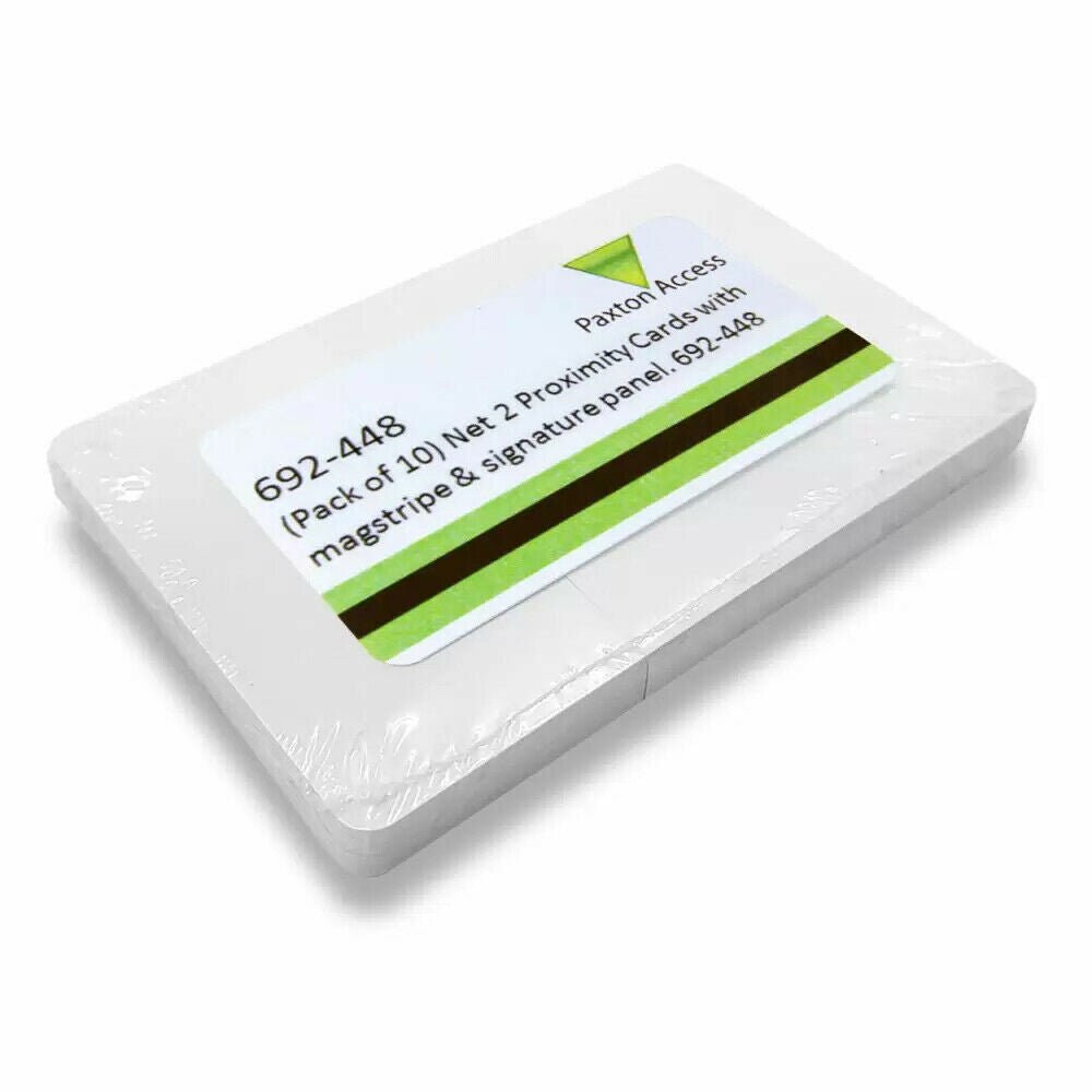 Paxton 692-448 Net2 Proximity Cards With Hi-co Mag Stripe & Sig Panel 1 ...