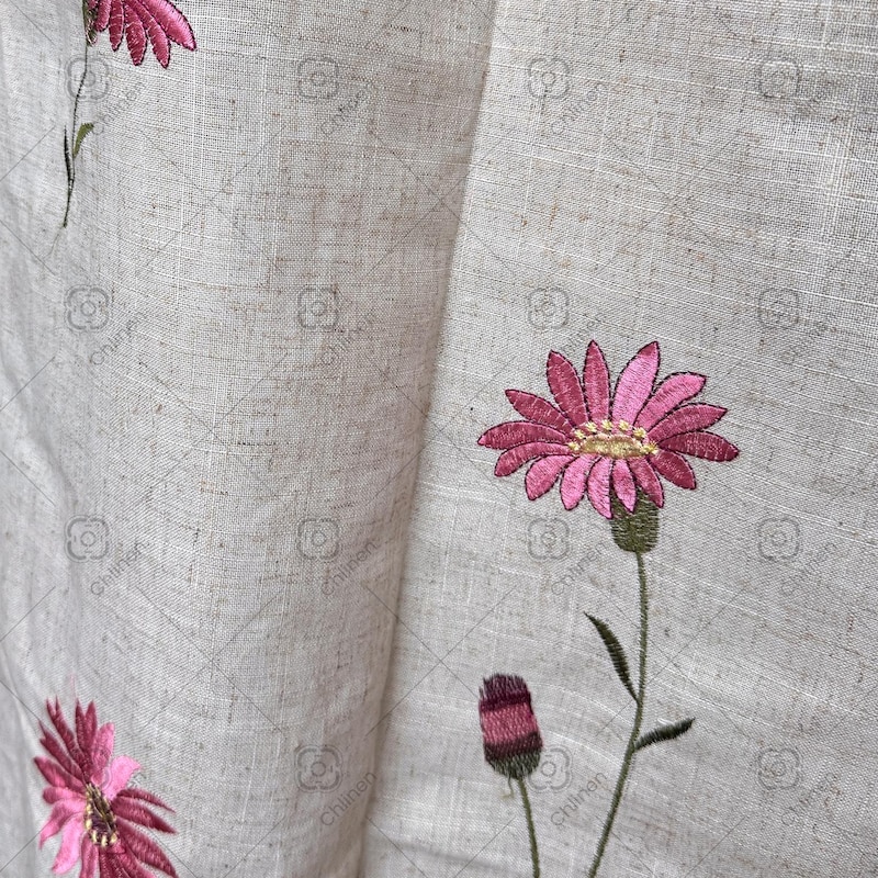 Embroidered Curtains - Etsy