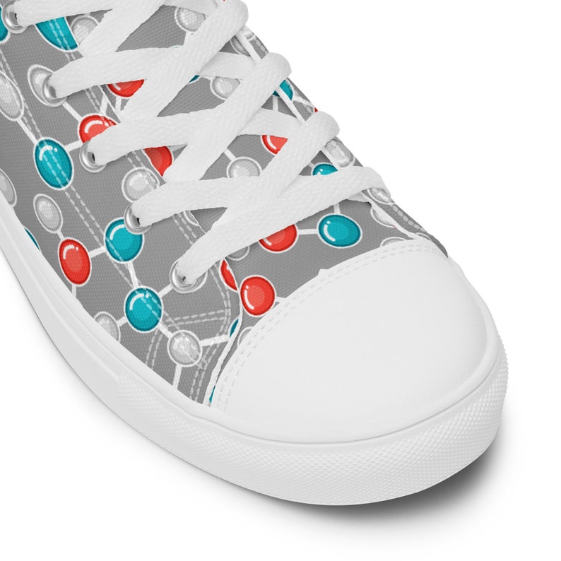 Science Chemistry Printed Men's High Top Sneakers, Chemist Lace up ...
