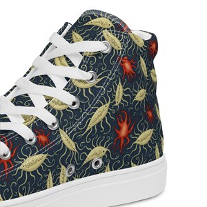Science Microbiology Printed Men's Canvas Shoes, Science Lover Gift ...