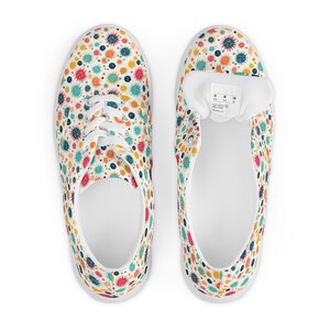 Science Microbiology Printed Mens Canvas Shoes, Science Lover Gift for ...