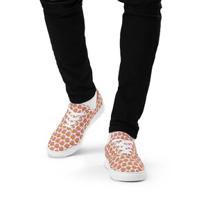 Fried Chicken Fast Food Canvas Shoes Mens, Comfortable Lace-up Summer ...