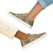 Old World Fantasy Map Printed Lace-up Sneakers Women, Low-top Summer ...