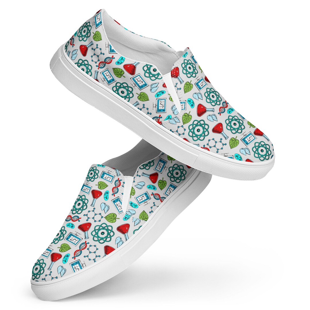 Science Chemistry Slip-on Canvas Shoes Women, Chemistry Lover Gift ...